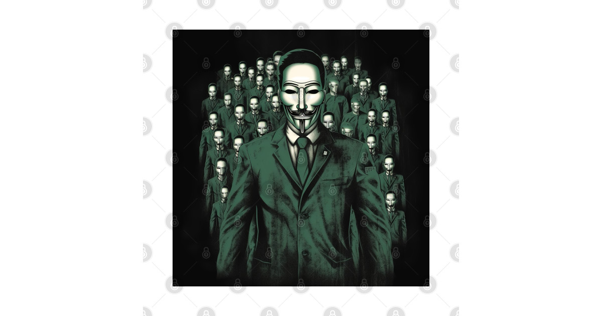 We Are Legion - Anonymous Hackers - T-Shirt | TeePublic