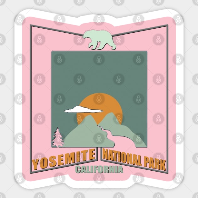 Yosemite National Park - Yosemite National Park - Sticker | TeePublic