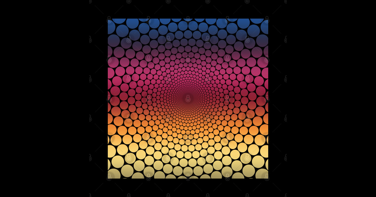 Optical Illusion Linear Gradient (Clear/White) - Gradient - Sticker ...