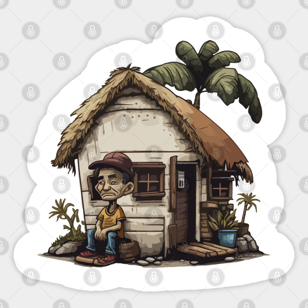 Bahay Kubo - T Shirtdesign - Sticker | TeePublic