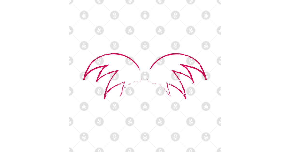 Drawing red wing - Drawing Wing - T-Shirt | TeePublic