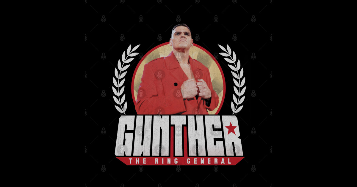 Gunther The Ring General Pose - Gunther - Sticker | TeePublic