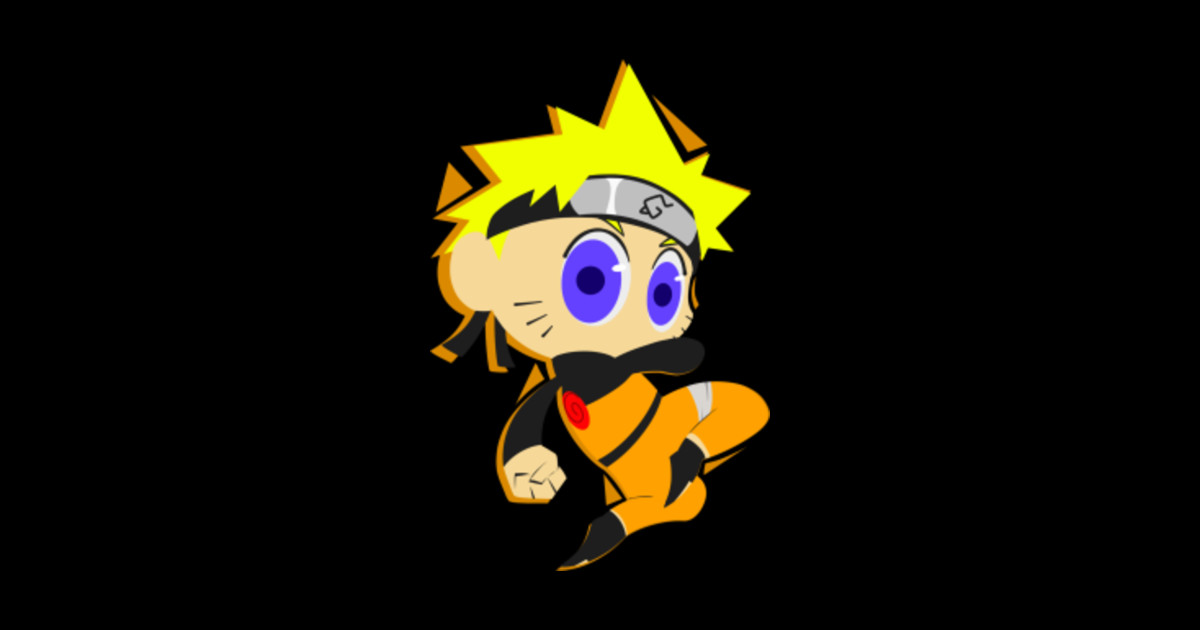 Naruto with a chibi style - Anime And Manga - Magnet | TeePublic