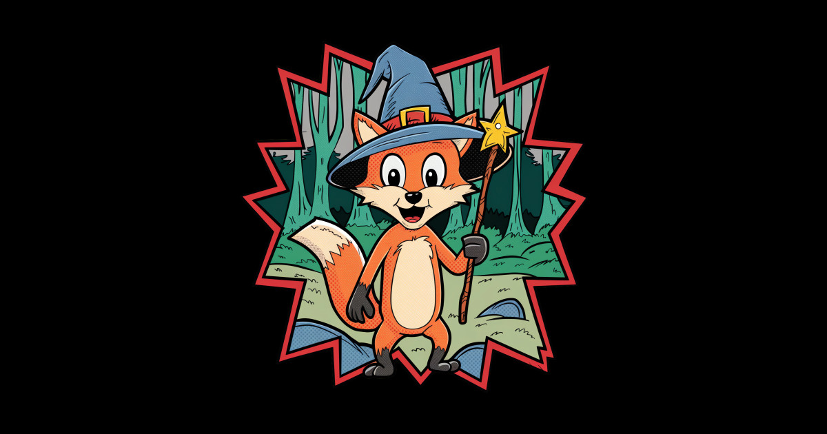 Fox Wizard, the Most Powerful of Wizards - Fox Wizard Sticker - Sticker ...
