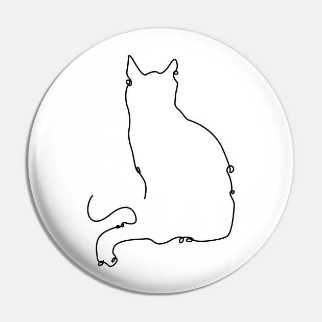 funny cat line art ,cute line art cat,awesome cat - Cat Line Art - Pin ...