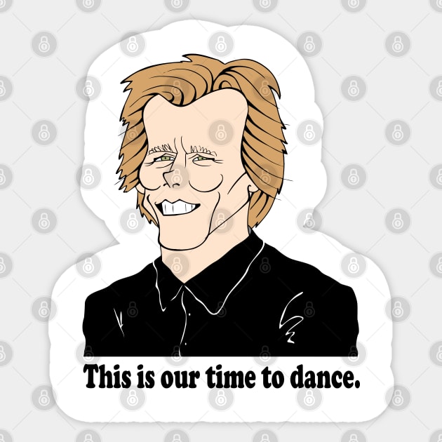 KEVIN BACON FAN ART - Kevin Bacon Footloose - Sticker | TeePublic