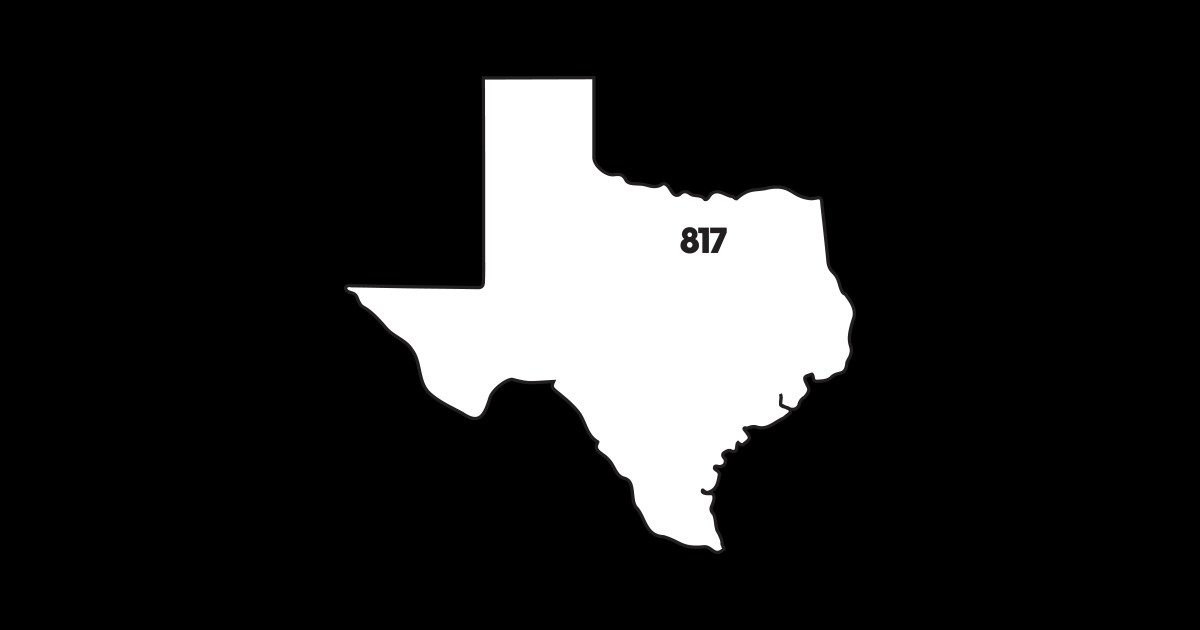 Reppin' the 817 - Fort Worth - Sticker | TeePublic