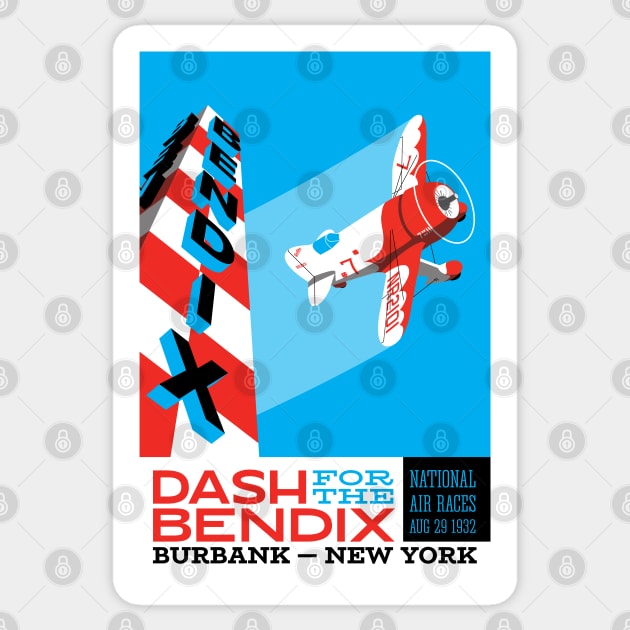 Vintage Bendix Trophy Race - Air Racing - Sticker | TeePublic