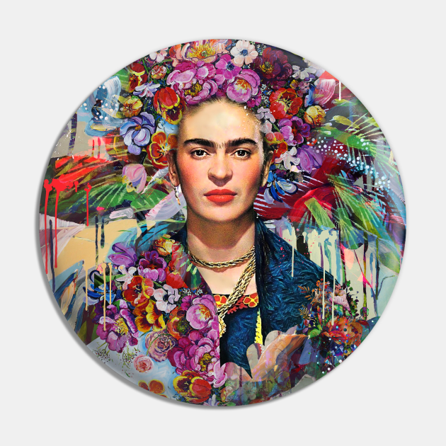 Frida Kahlo Pop Art Frida Kahlo Pin Teepublic