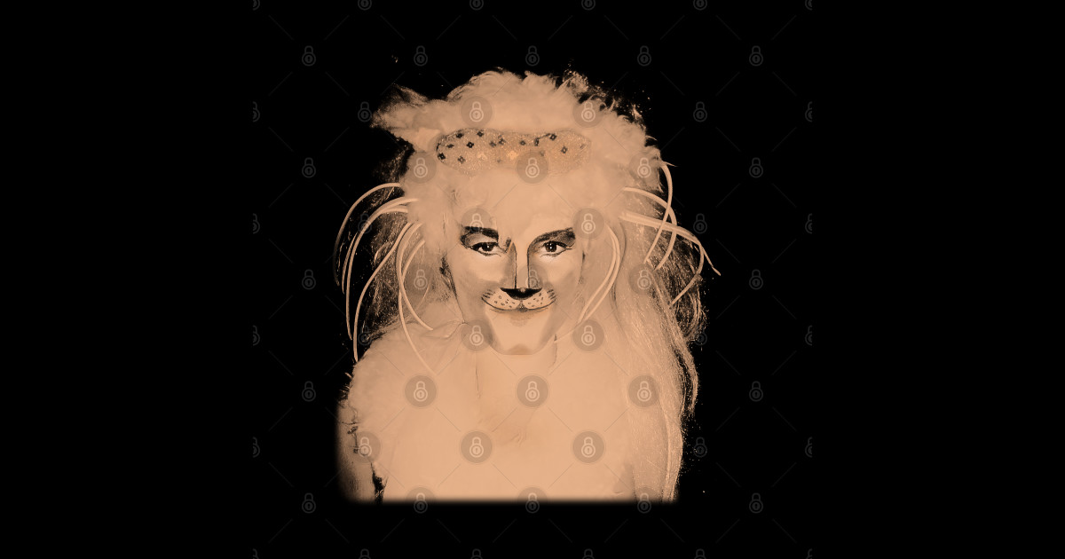 drag queen cat face - Drag Queen Pink Kitten Lgbt - Sticker | TeePublic