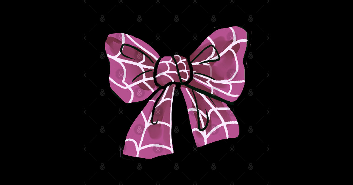 Spider Bow - Bow - Sticker | TeePublic