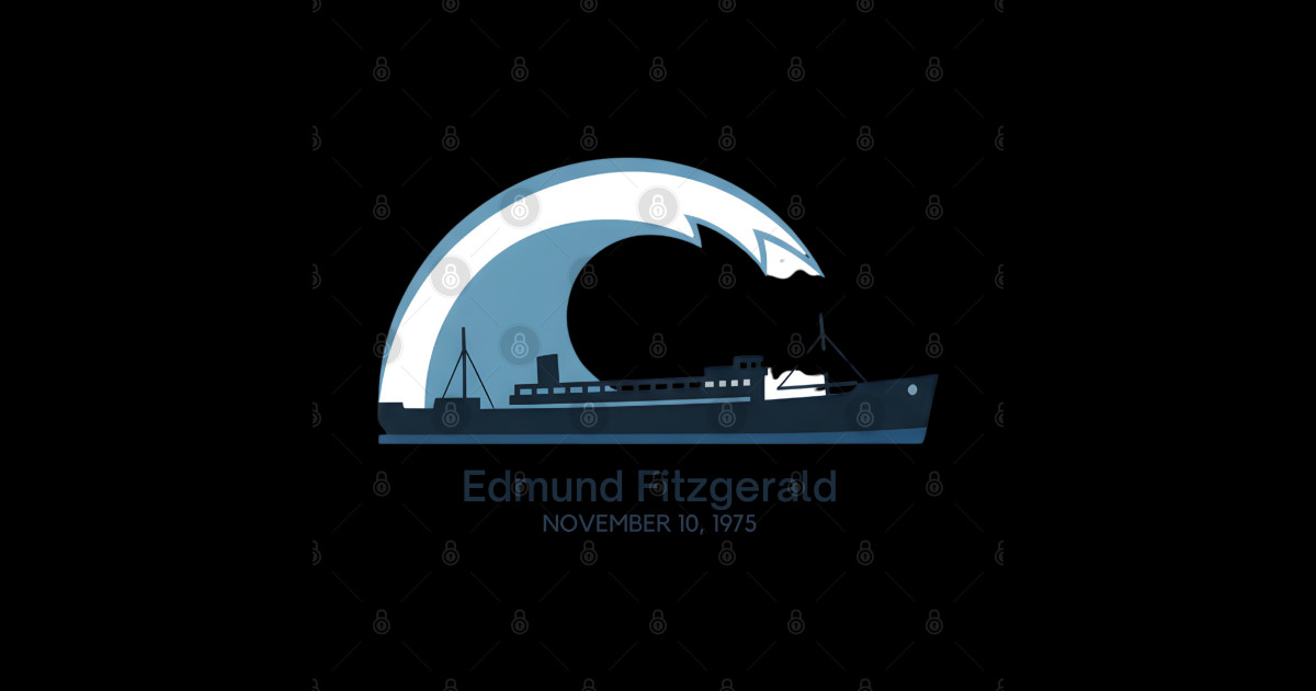 edmund fitzgerald - Edmund Fitzgerald - Sticker | TeePublic