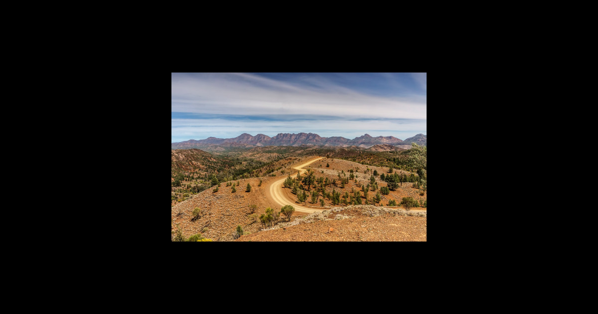 Razor back ridge Flinders Ranges - Razor Back - Sticker | TeePublic
