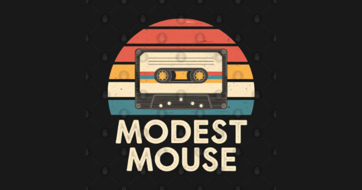 Classic 90s Cassette // Modest Mouse - Cassette - T-Shirt | TeePublic