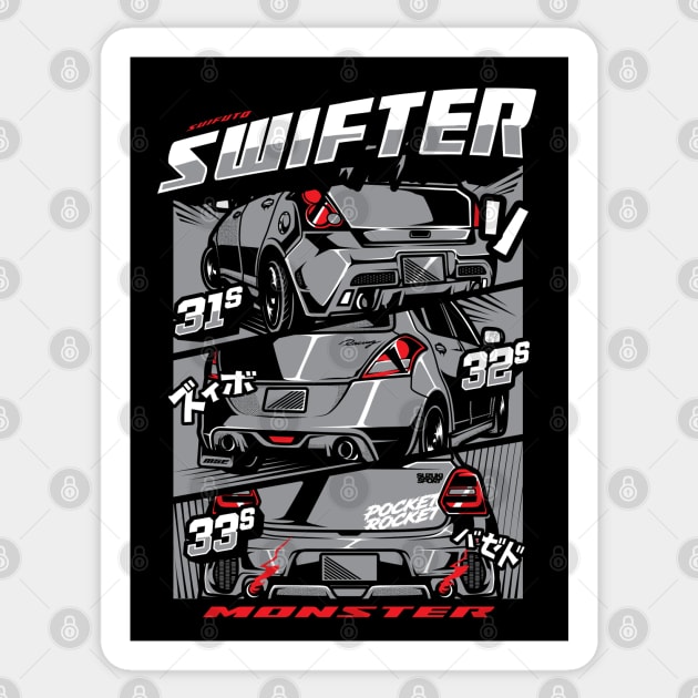 Suzuki Swift Sport - Car - Sticker | TeePublic
