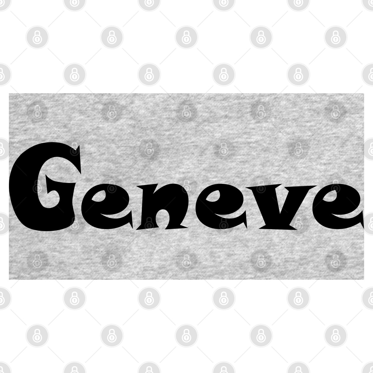 Geneve Name Design - Cute Font, Minimalist, with Black Lettering ...
