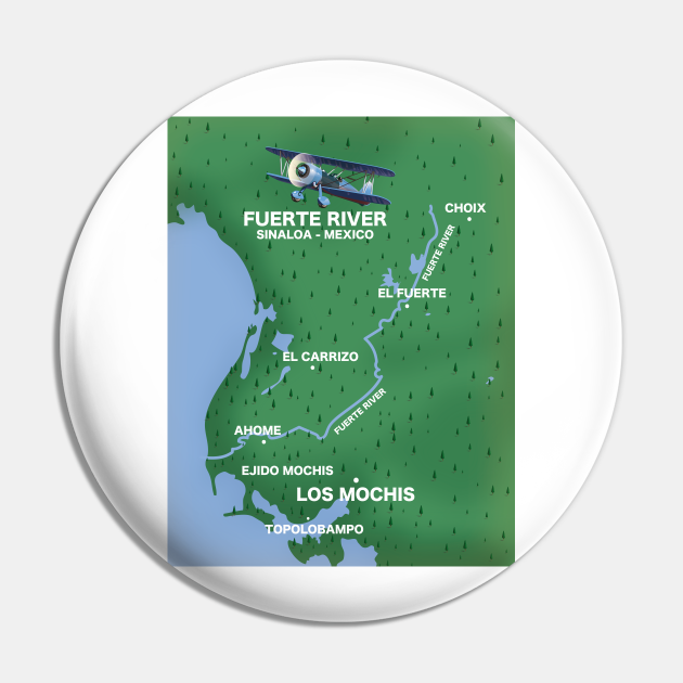 Fuerte River Sinaloa, Mexico travel map - Fuerte River Sinaloa Mexico ...