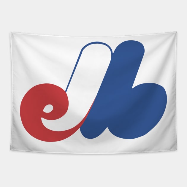 Montreal Expos Logo - Montreal Expos - Tapestry | TeePublic