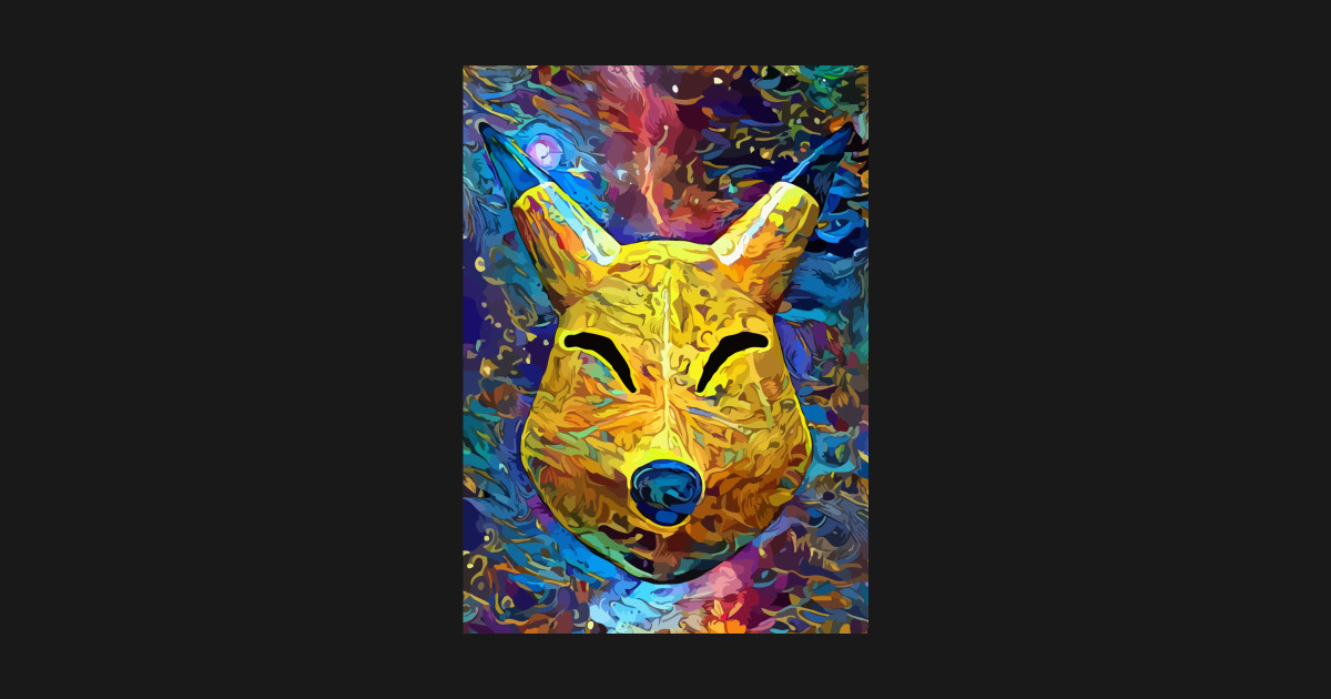 Yellow Fox Mask - Zelda - T-Shirt | TeePublic