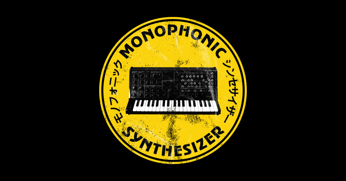 Analogue Synthesizer Vintage Retro Synth Art for Electronic Musician ...