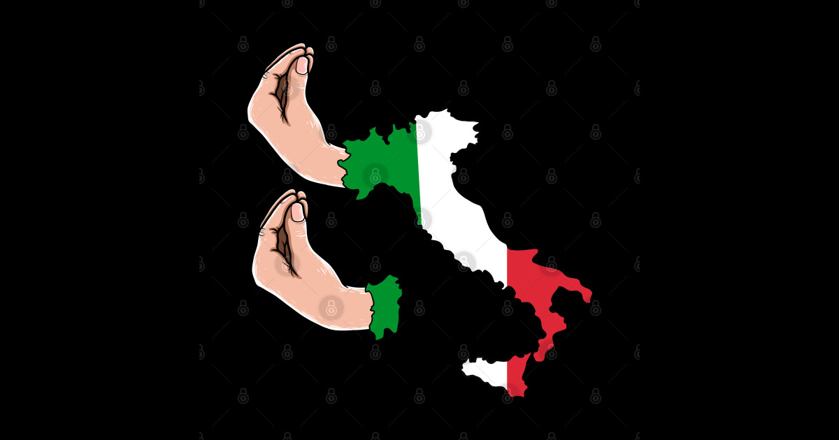 Italian hand gesture - Italian Hand Gesture Love Italian - Sticker ...
