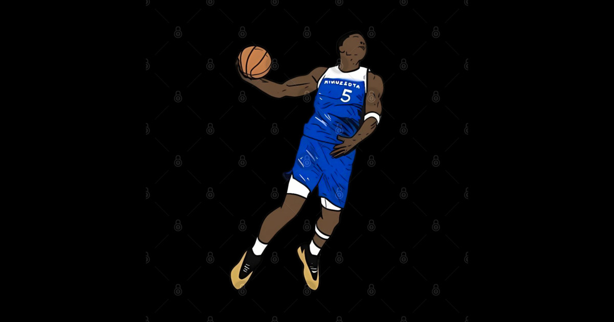 Anthony Edwards Wolves - Anthony Edwards Wolves - Sticker | TeePublic