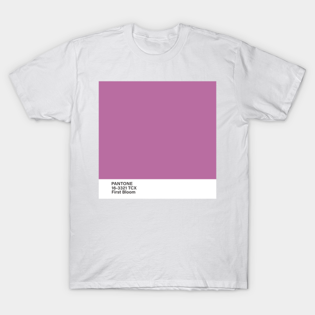 pantone 16-3321 TCX First Bloom - Pantone Color - T-Shirt | TeePublic