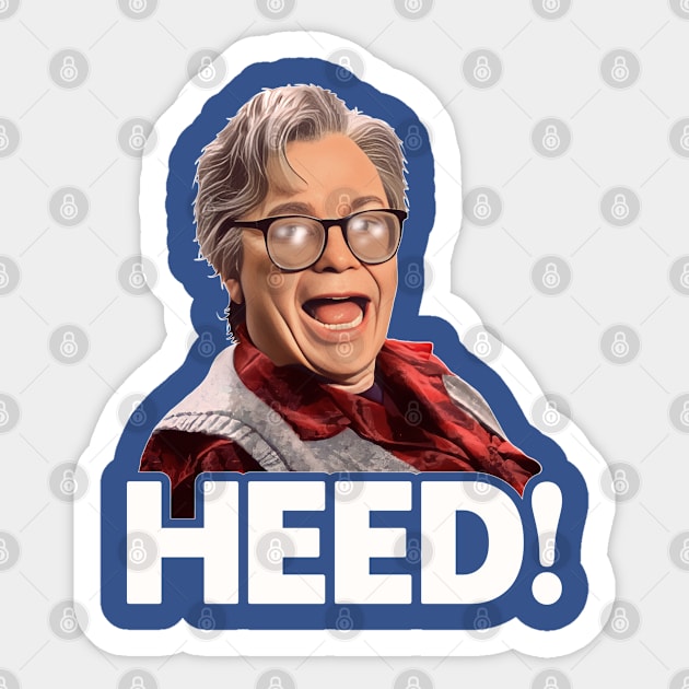 Stuart Mackenzie "HEED!" - So I Married An Axe Murderer - Sticker ...