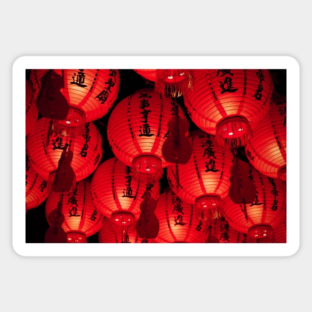 Chinese Lanterns - Chinese Lanterns - Sticker | TeePublic