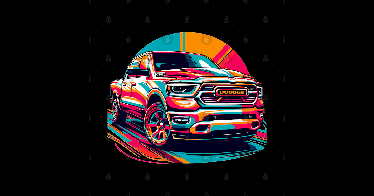 Dodge Ram 1500 - Dodge Ram - Sticker | TeePublic