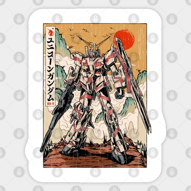 Gundam RX 78 Vintage - Gundam - Sticker | TeePublic