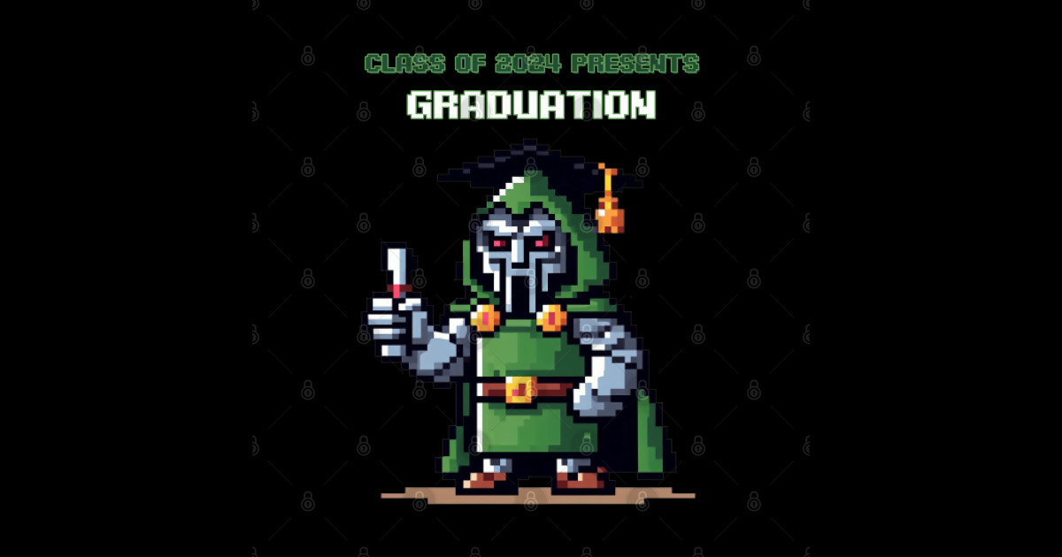 Class Of 2024 Graduation Doom - Graduation - Magnet | TeePublic