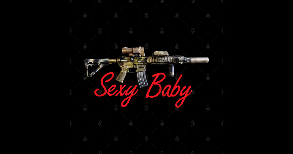 Tacticool M4 sexy baby - Mk - Sticker | TeePublic