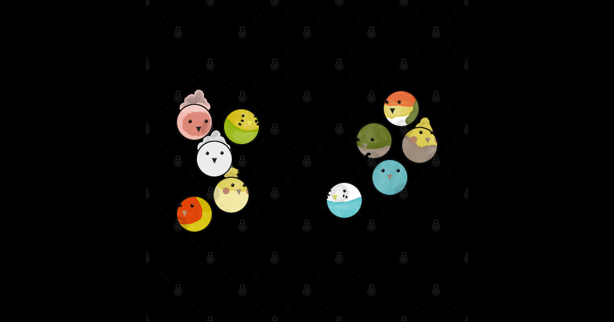 I love borbs - Cute Bird Lover - Sticker | TeePublic