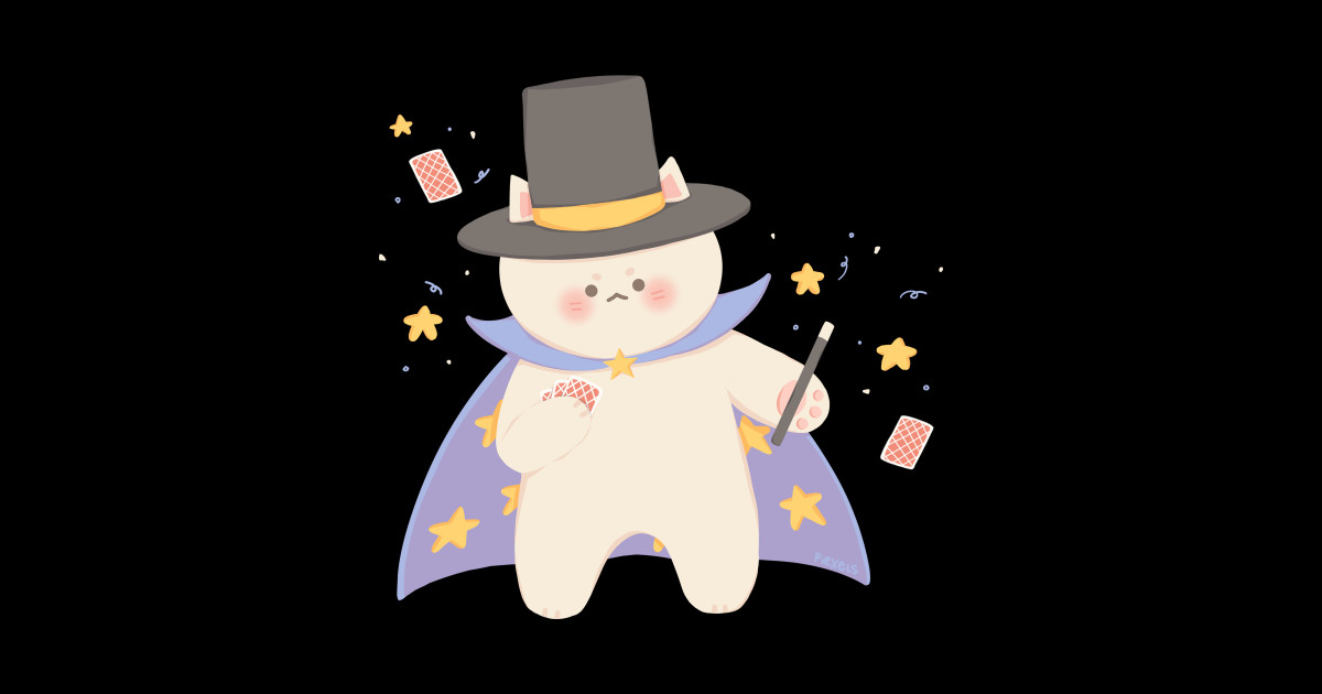 Cat Magician - Magic Cat - Sticker | TeePublic