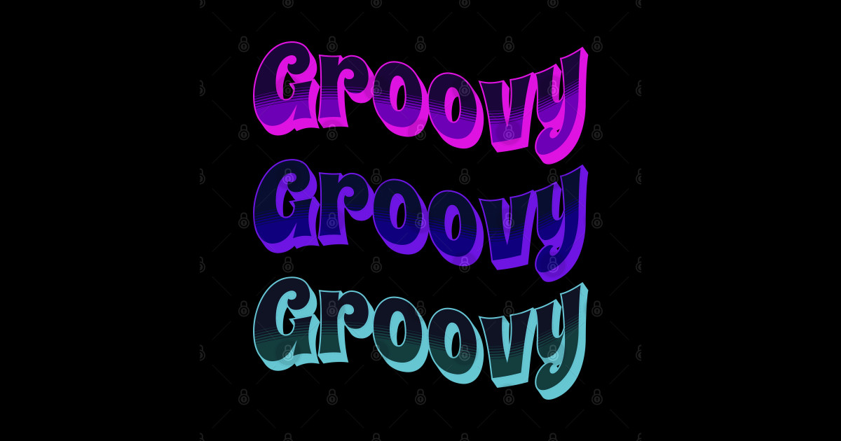 Groovy 80s Retro - Groovy - Magnet | TeePublic