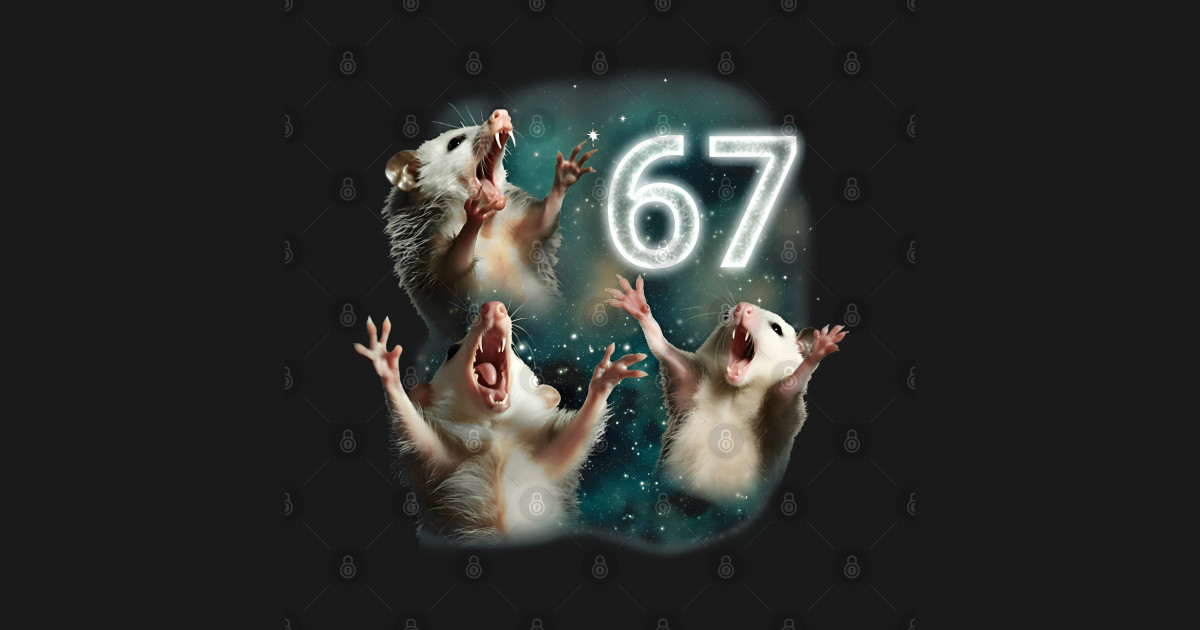 Three Possum 67 | 3 Opossum Funny Weird Cursed Meme 67 Possum Six Seven ...
