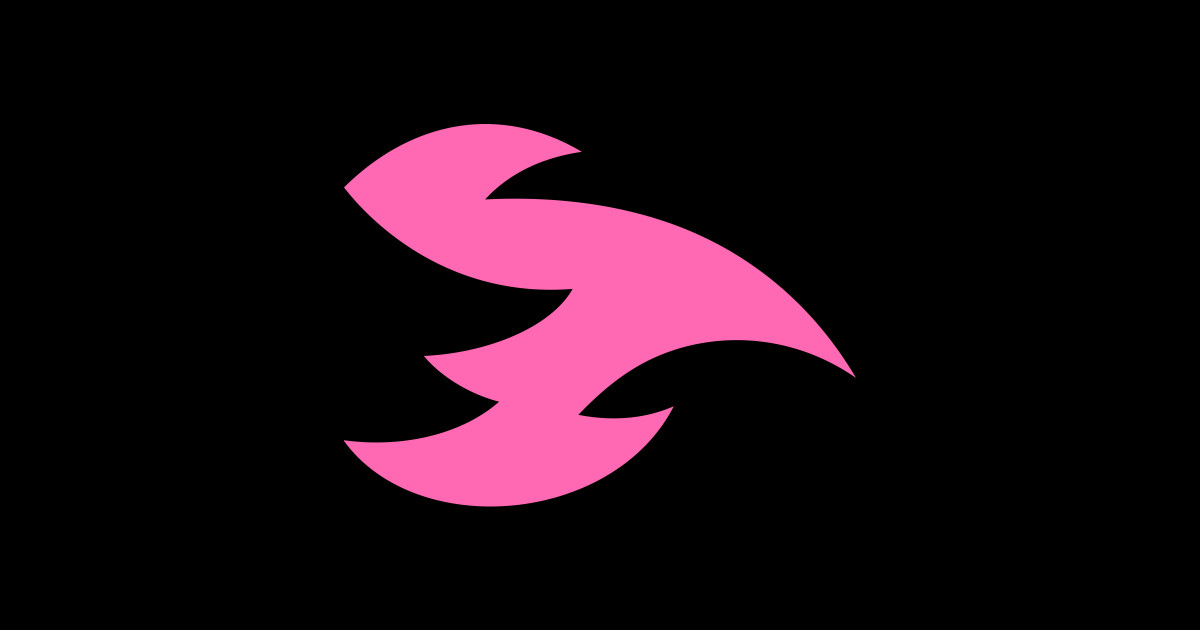 Shocking Hot Pink Abstract Flying Fire Dragon Design - Shocking Hot ...