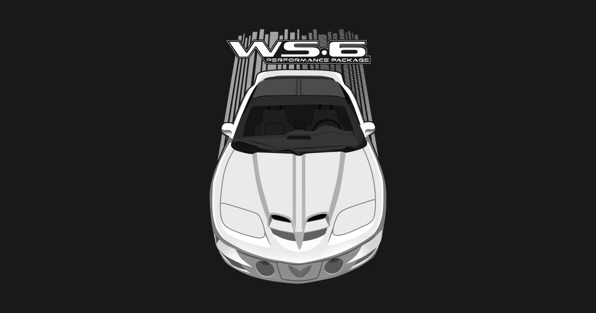 Pontiac Trans Am WS6 4thgen - White - White Ws6 - T-Shirt | TeePublic
