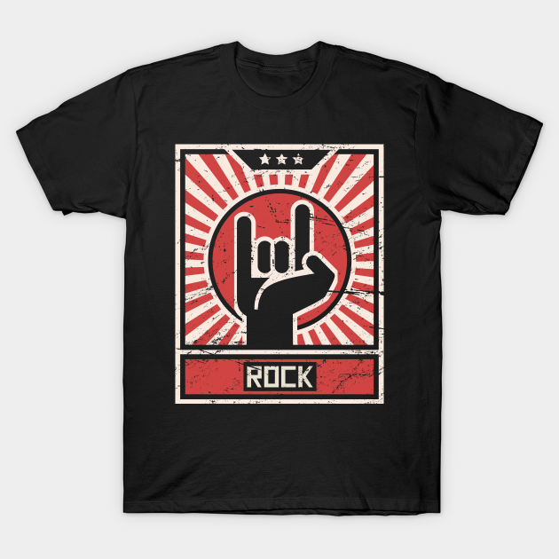 Rock | Punk Rock Propaganda Poster - Punk - T-Shirt | TeePublic