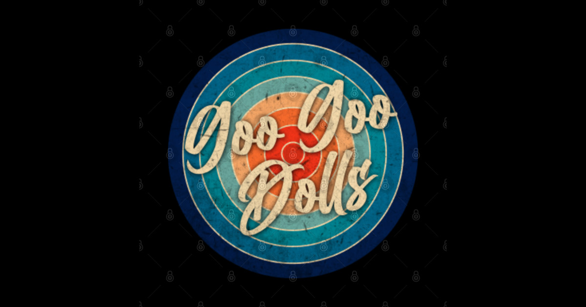 Goo Dolls Retro Wordmark Pattern 80s 90s Birthday Vintage Style - Goo ...