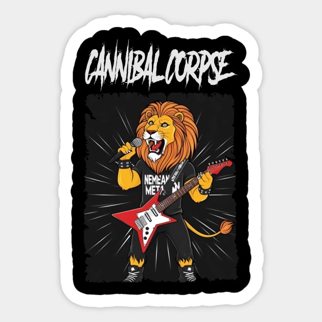 CANNIBAL CORPSE FAN ART - Cannibal Corpse Fan Art - Sticker | TeePublic
