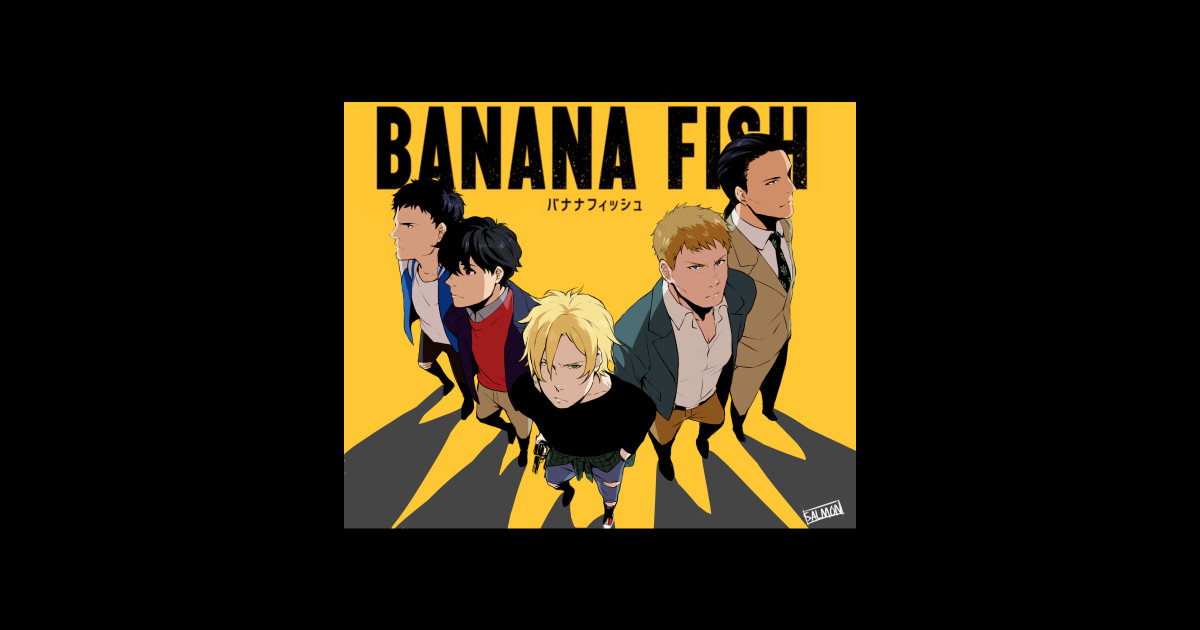 Banana Fish Shadow Boys - Banana Fish - Sticker | TeePublic