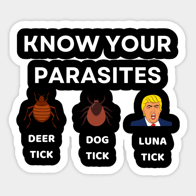 Know Your Parasites - Know Your Parasites Meme - Sticker | TeePublic