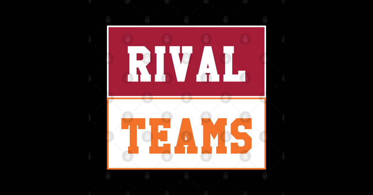 Rival Teams | Alabama vs Tennessee - College Football - Sticker | TeePublic