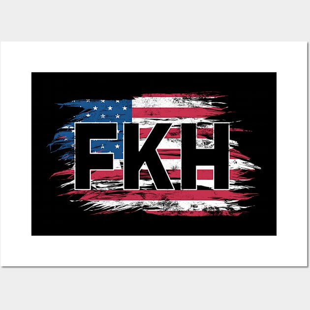 FKH USA Flag F Kamala Harris - F Kamala Harris - Posters and Art Prints ...