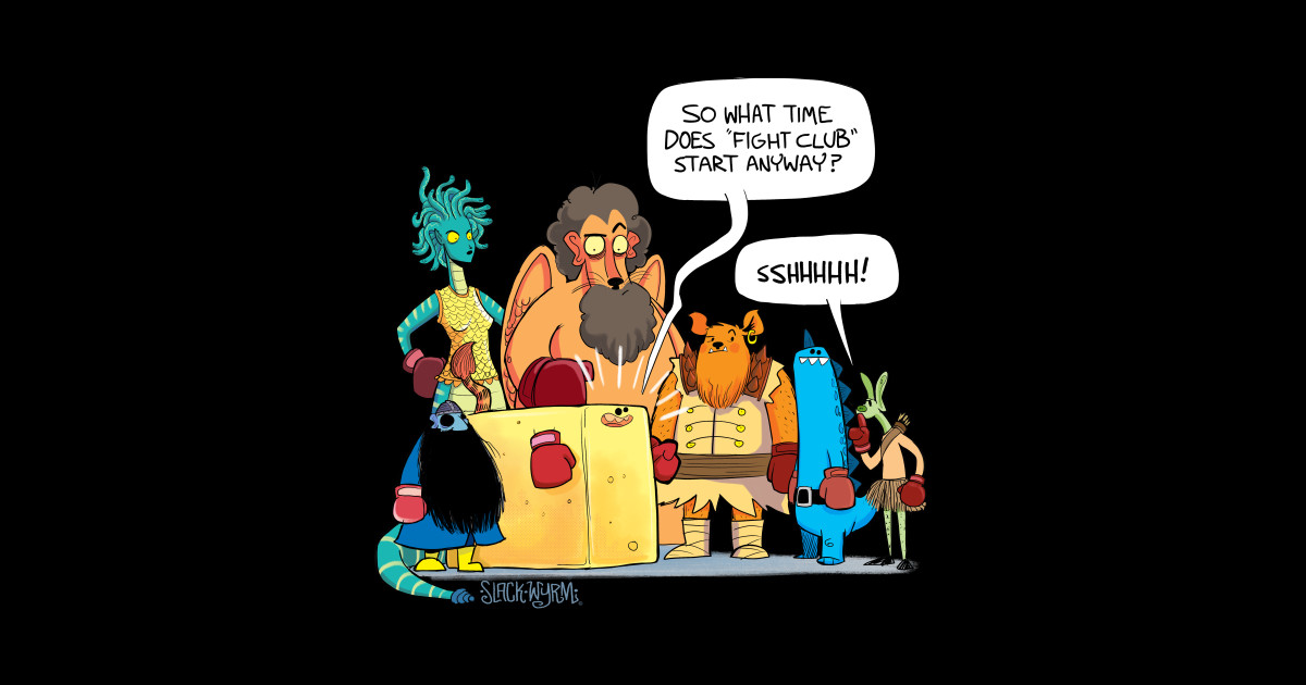 Slack Club - Slack Wyrm - Sticker | TeePublic