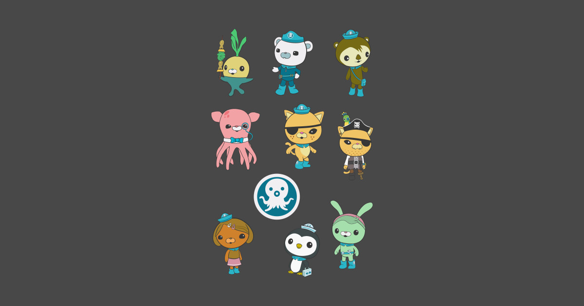 Octonauts - Main Characters - Octonauts - T-Shirt | TeePublic