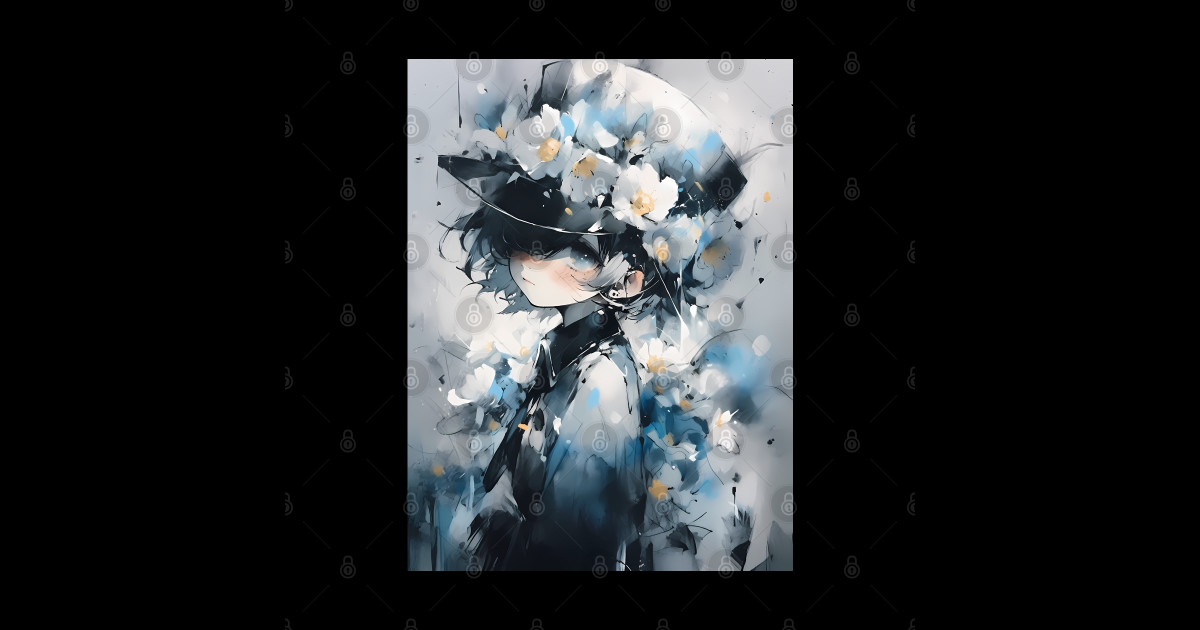 Lonely Flower Chibi - Chibi - Sticker | TeePublic