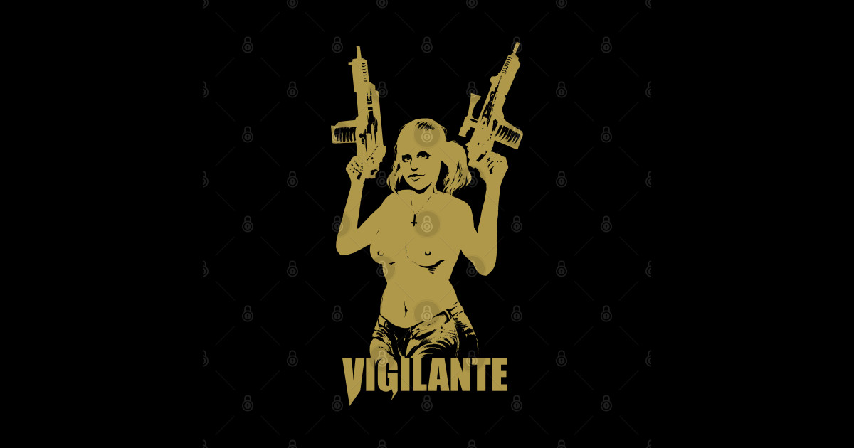 Vigilante (gold version) - Vigilante - Sticker | TeePublic
